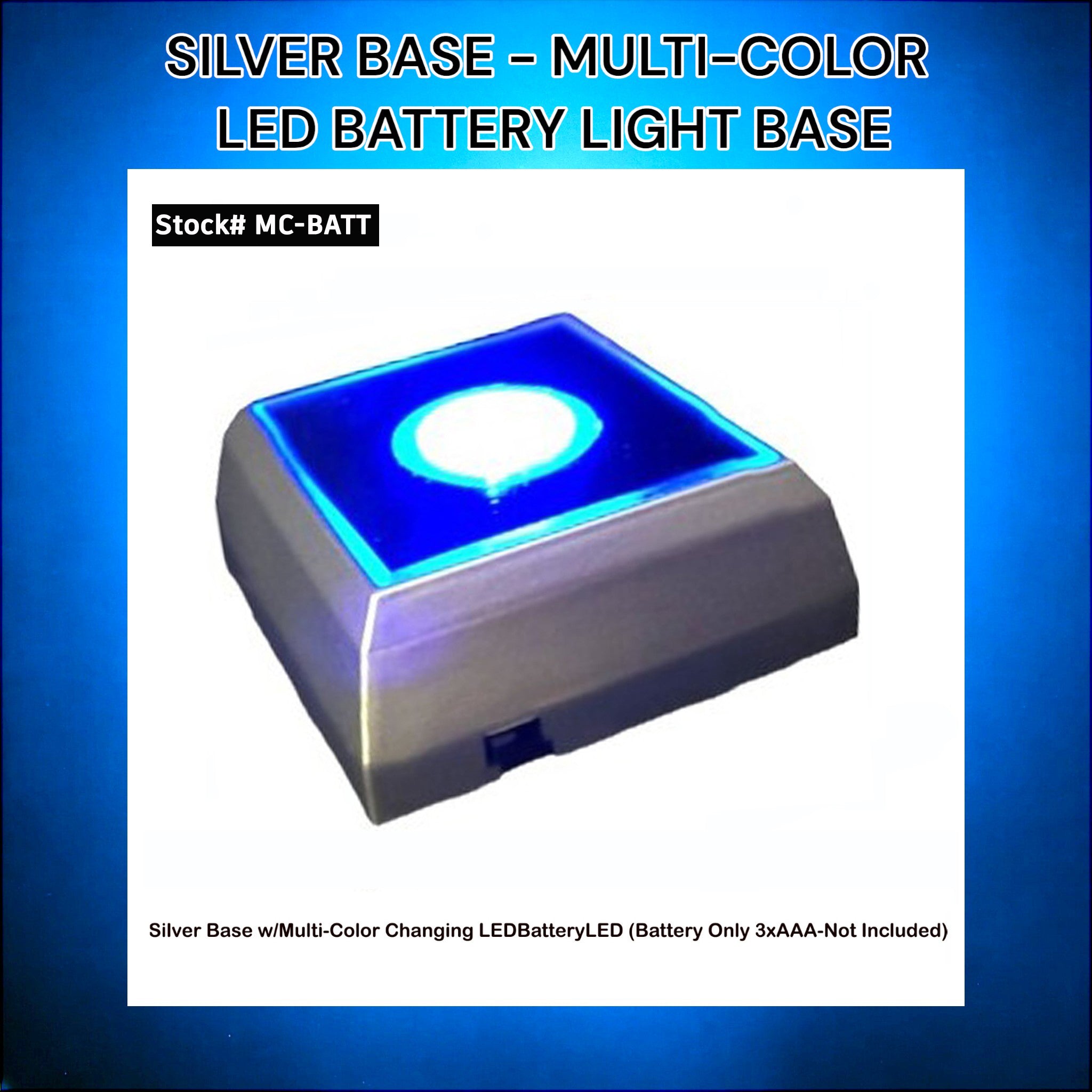 Multi Colored Led Light Bases